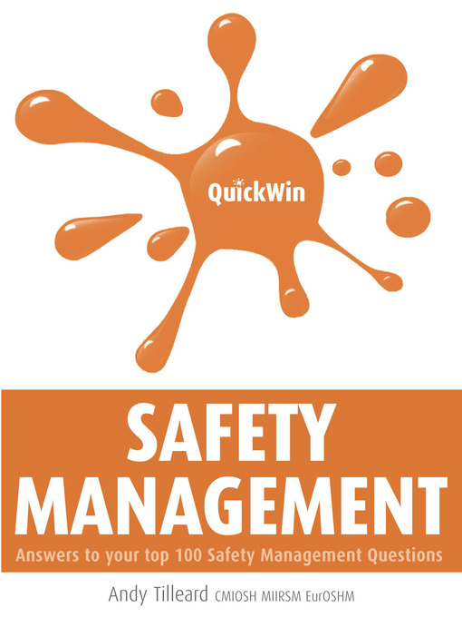 Quick win safety management by Andy Tilleard | Open Library
