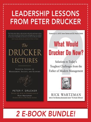 Leadership Lessons from Peter Drucker by Peter F. Drucker · OverDrive ...