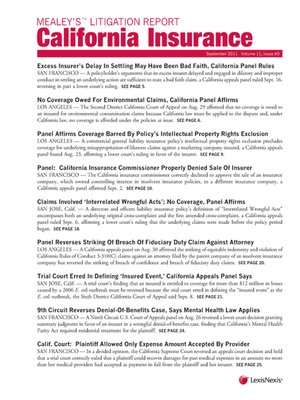 California Insurance: California Insurance Bulletins
