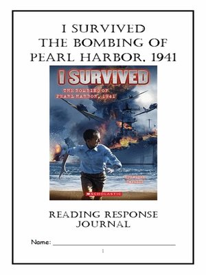 I Survived the Bombing of Pearl Harbor, 1941 (Tarshis) Novel Study ...